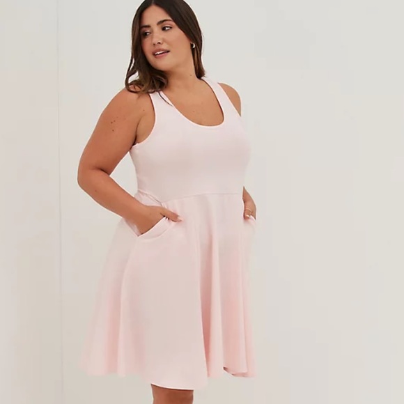 torrid | Dresses | Torrid Foxy Pink Tank Skater Dress | Poshmark